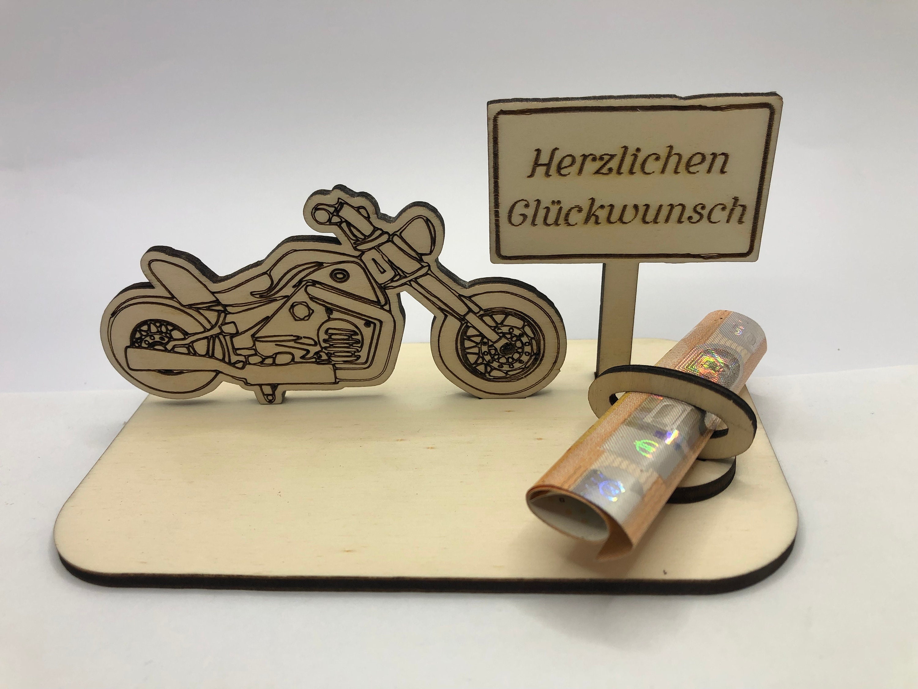 Chopper, Motorrad Geldgeschenk, Geschenk für jeden Anlass, Geburtstag ...