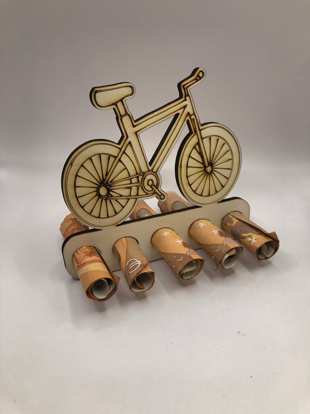 Birthday Money Gift Money Gift for Cyclists Wooden Gifts Money Gifts ...