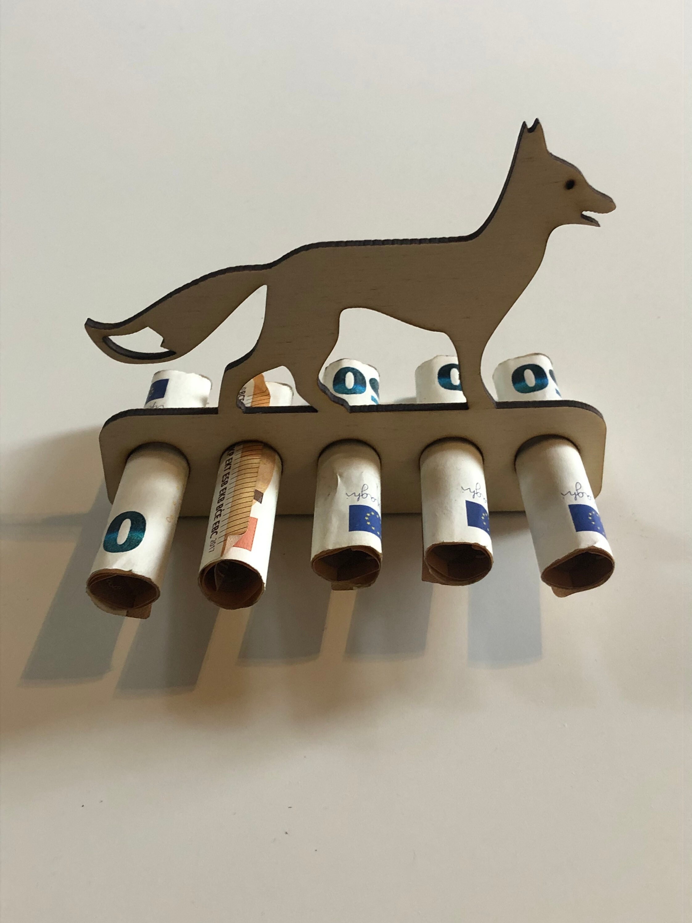 Birthday Gift Money Gift Fox Wooden Gifts Gifts of Money Original Money ...