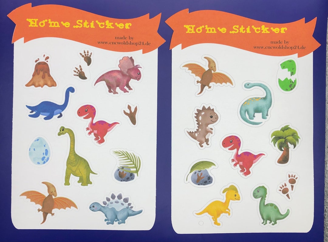 Sticker Sheet - Dinosaur Stickers, Planner Stickers, Stickers Dino ...