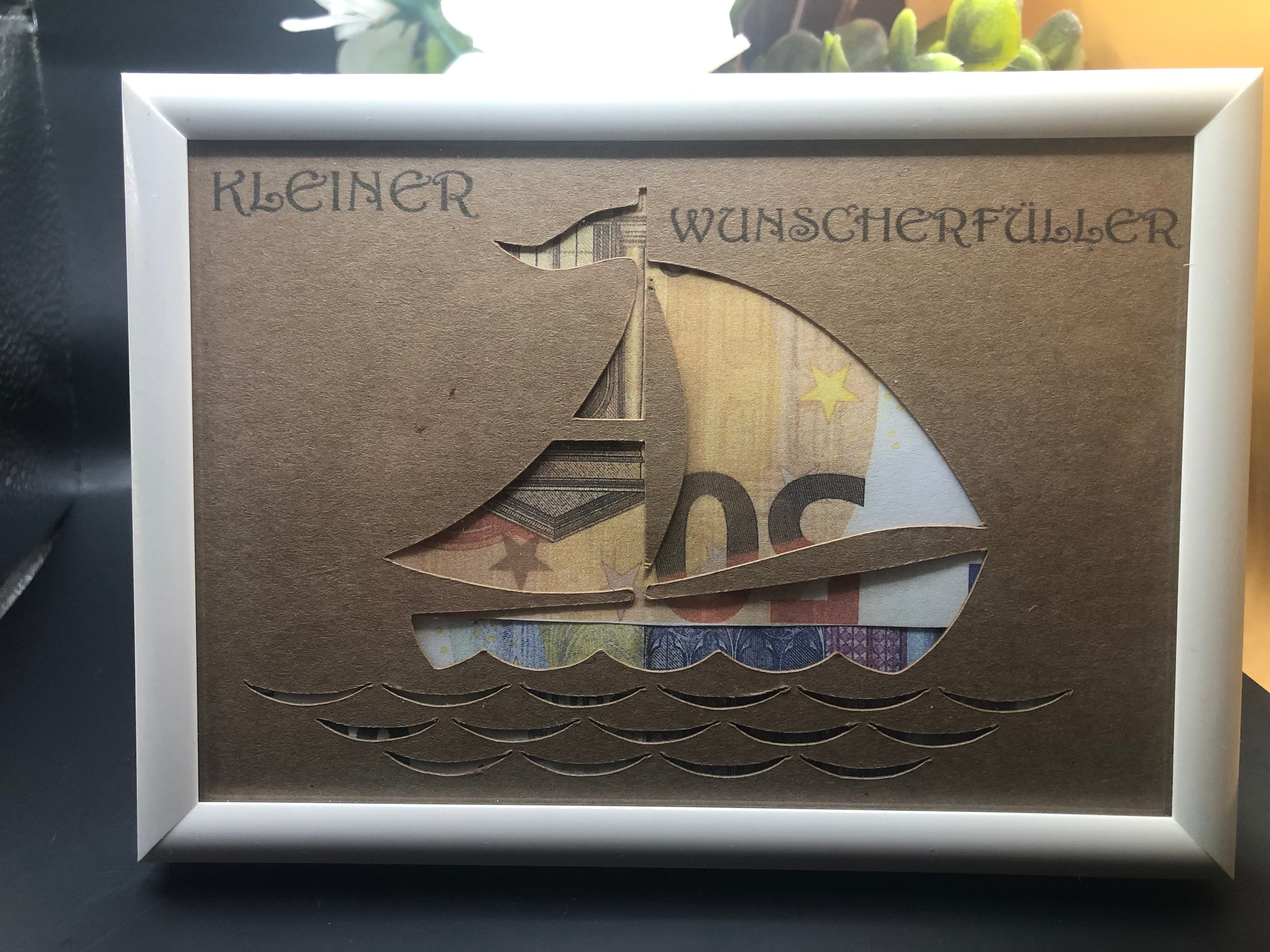 Geldgeschenk Geburtstag Schiff Wunscherfüller Geschenk zum verschenken zum Geburtstag ...