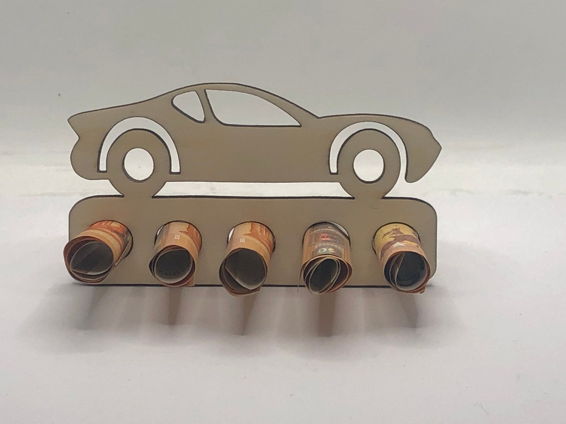 Geldgeschenk zum Geburtstag Auto Geldgeschenk Auto Geschenke aus Holz ...