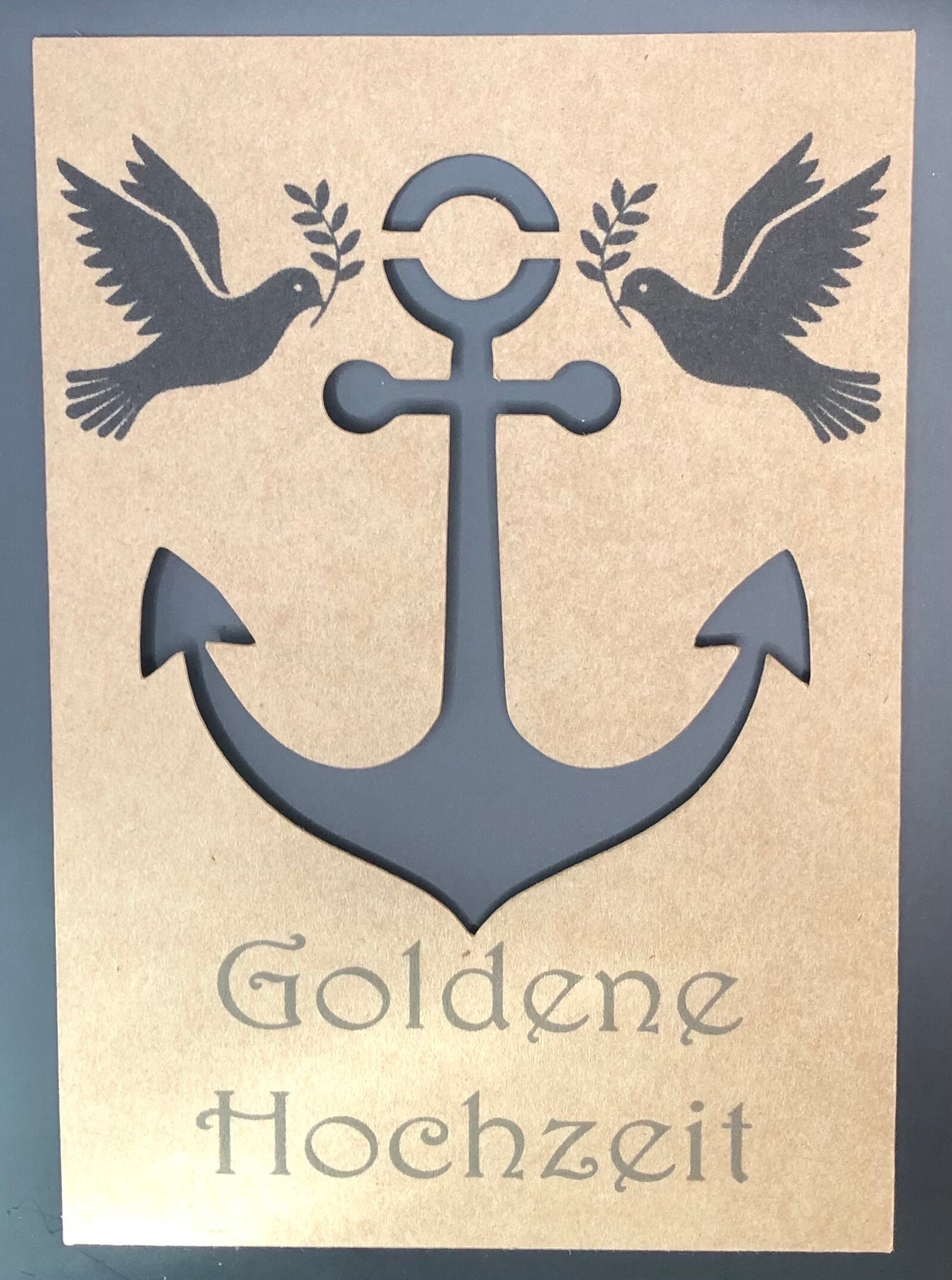 Money Gift for the Golden Wedding Gift to Give Away Money for Picture Frames, Anchors, Gifts ...