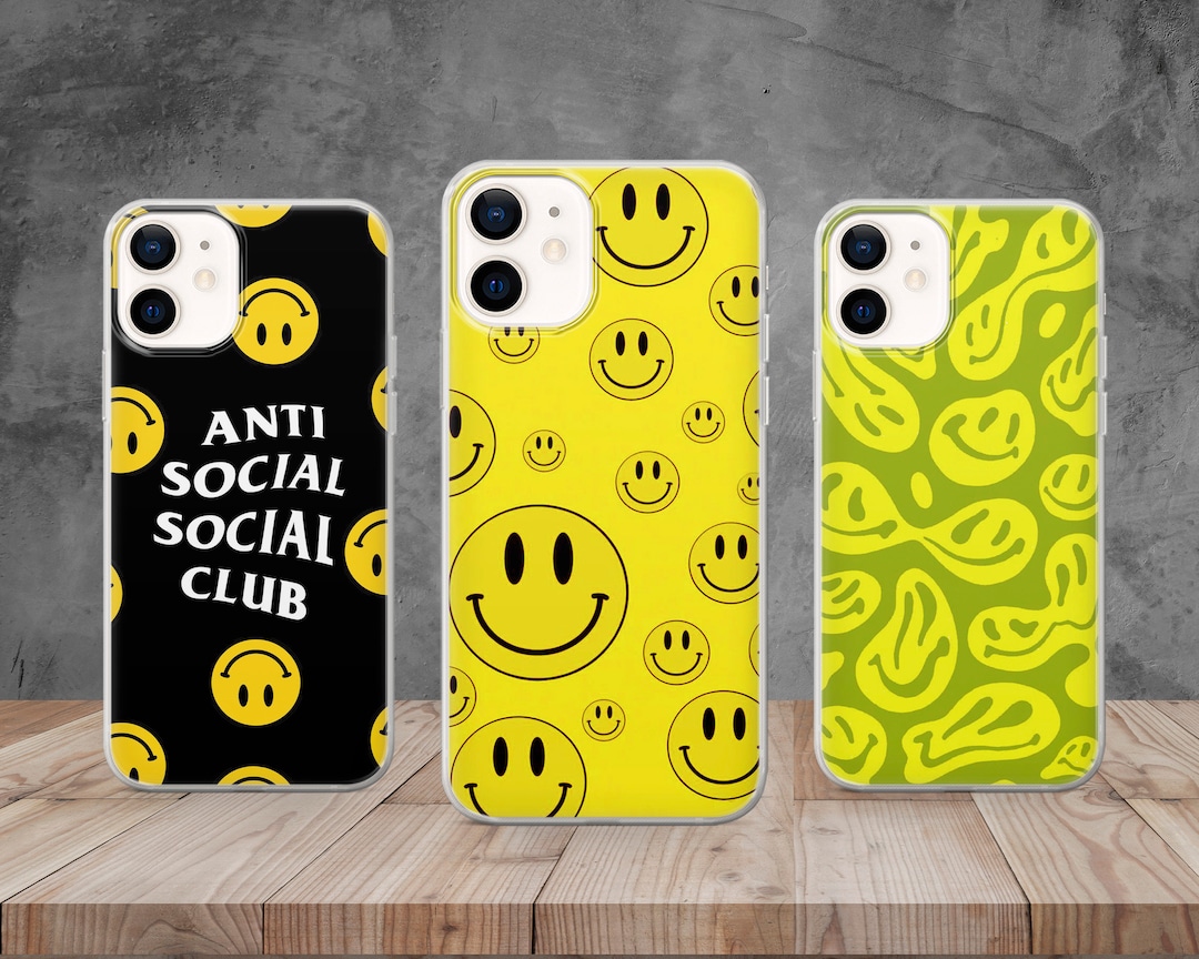 Cute Smiley Face Phone Case Smile Soft Cover for iPhone 13, Xs, 14, 12 ...