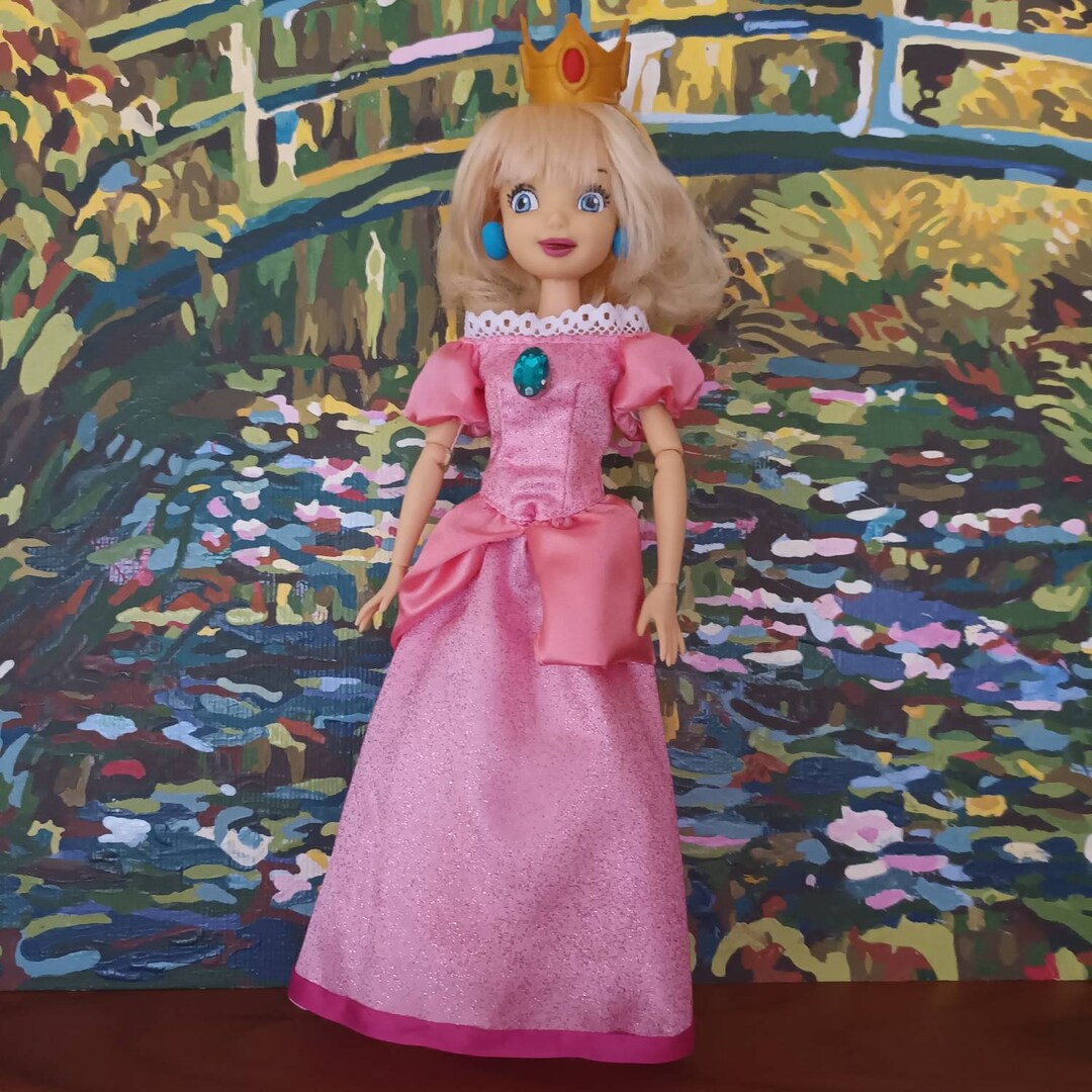 Princess Peach Doll OOAK From Mario - Etsy