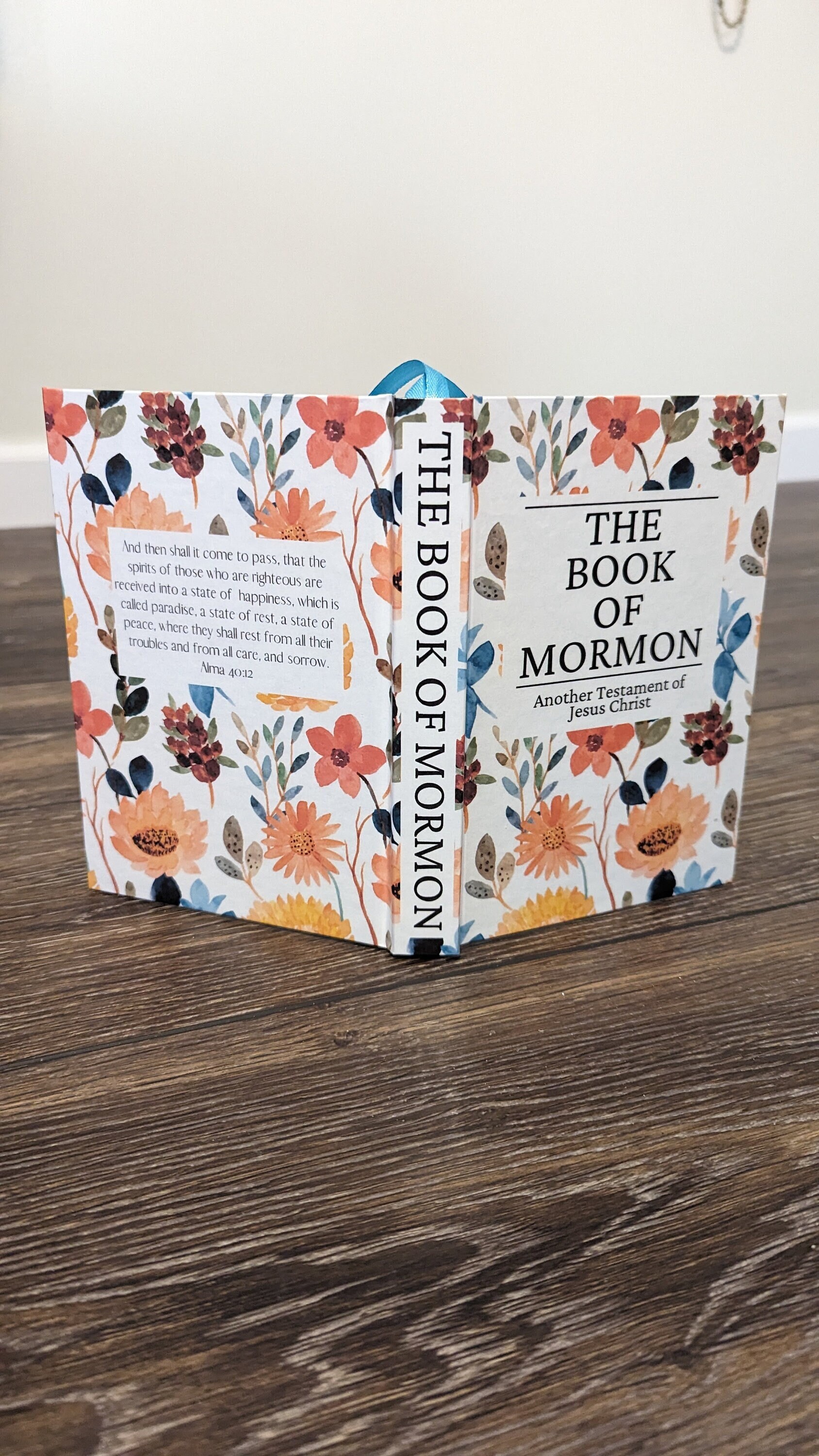 Hardcover Handmade Book of Mormon Missionary Gift LDS Present Latter ...