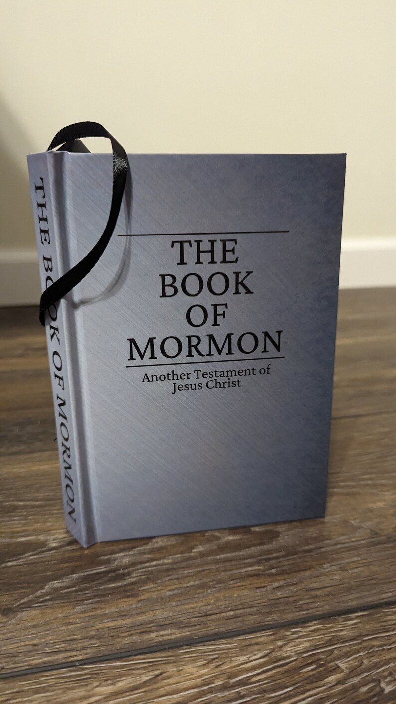 Hardcover Book of Mormon LDS Church Missionary Personalized Cover Elder ...