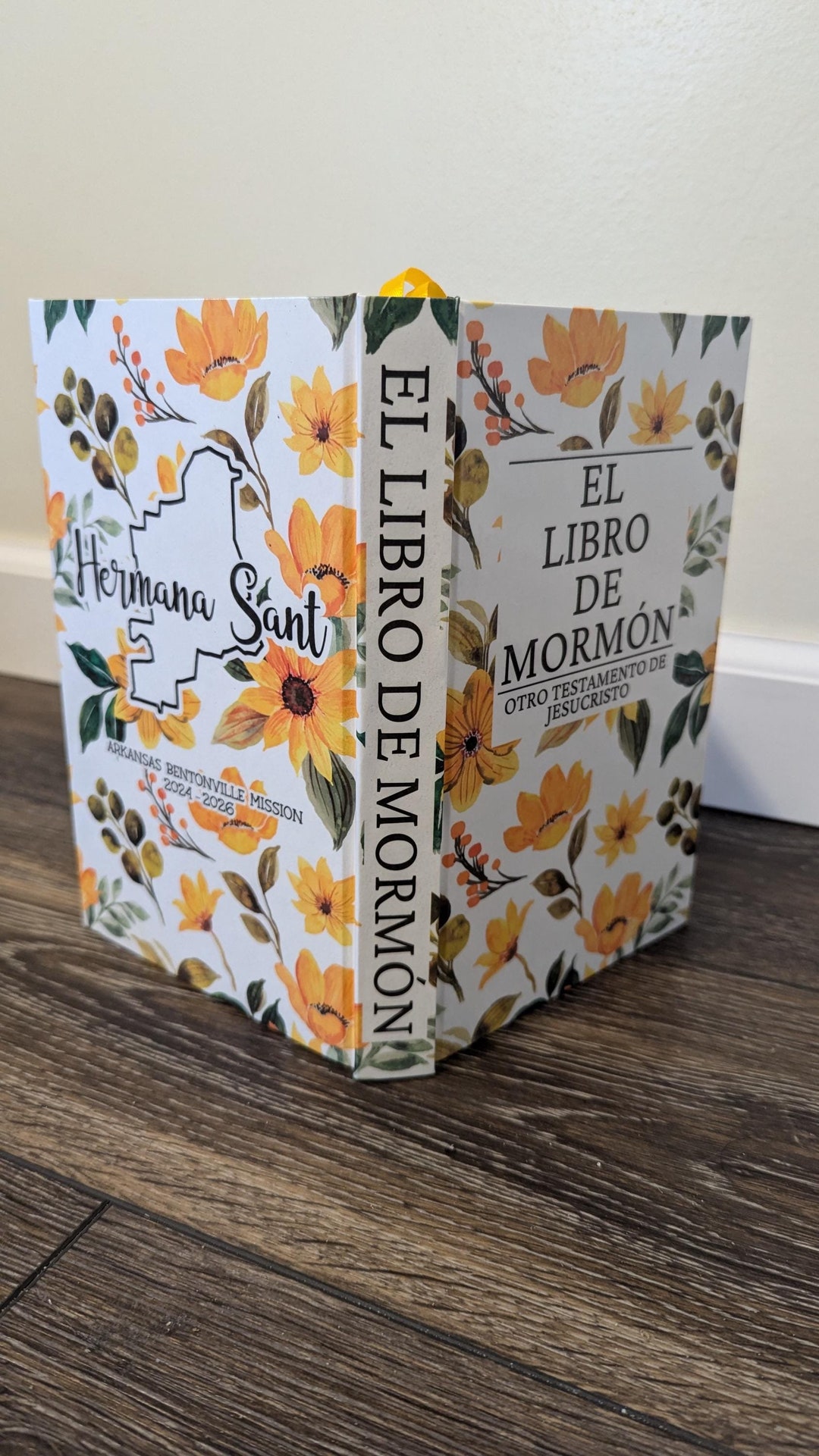 Hardcover Book of Mormon LDS Church Missionary Personalized Cover ...