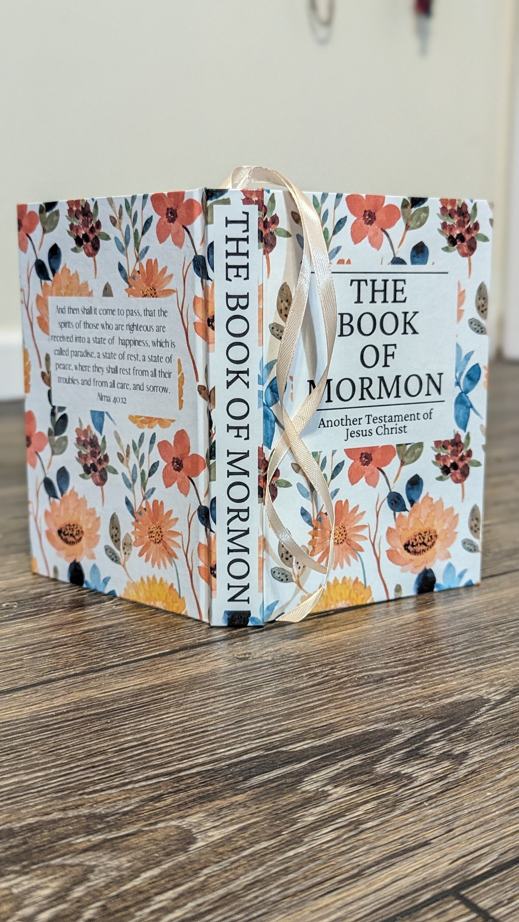 Hardcover Handmade Book of Mormon Missionary Gift LDS Present Latter ...