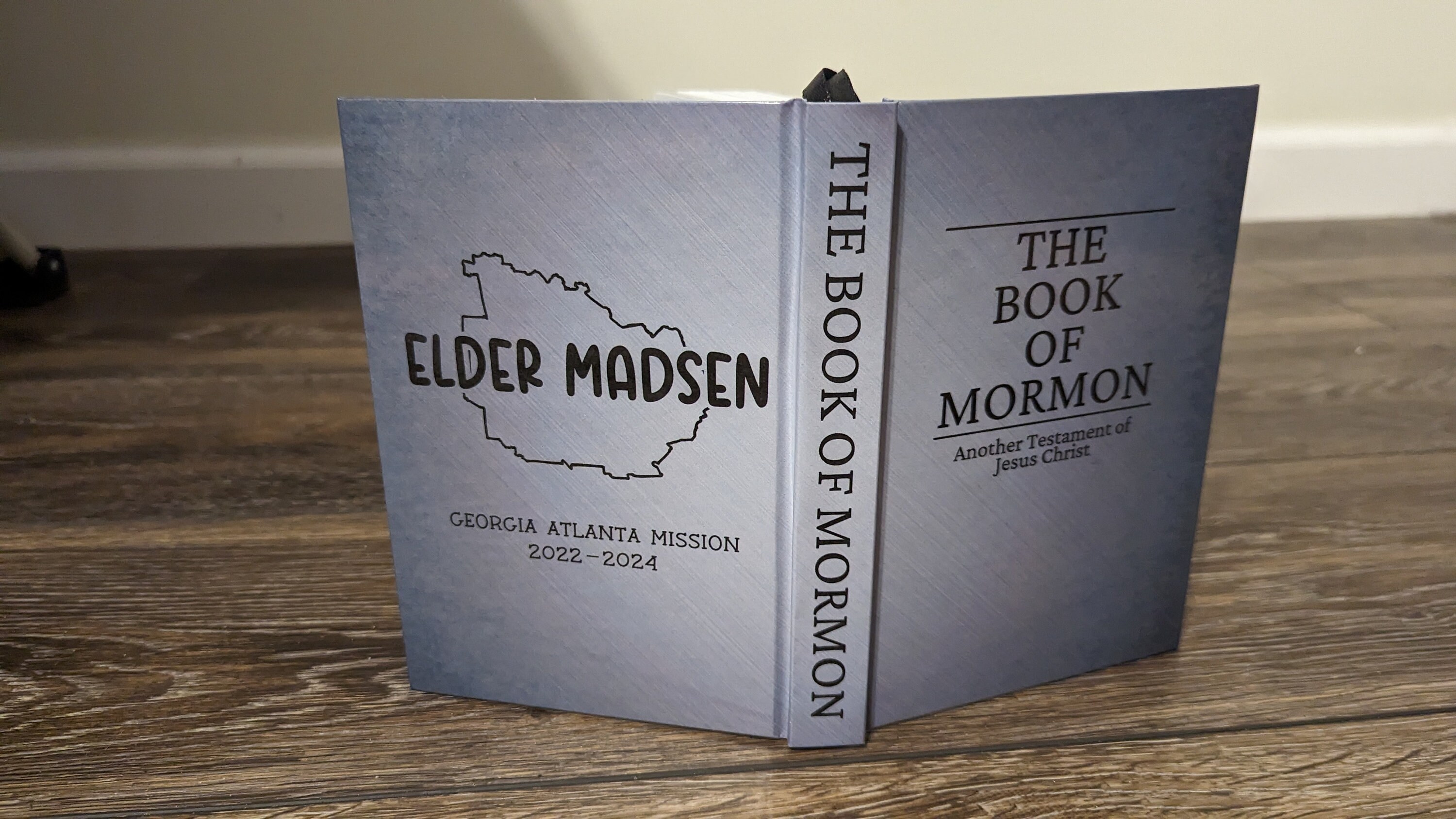 Hardcover Book of Mormon LDS Church Missionary Personalized Cover Elder ...