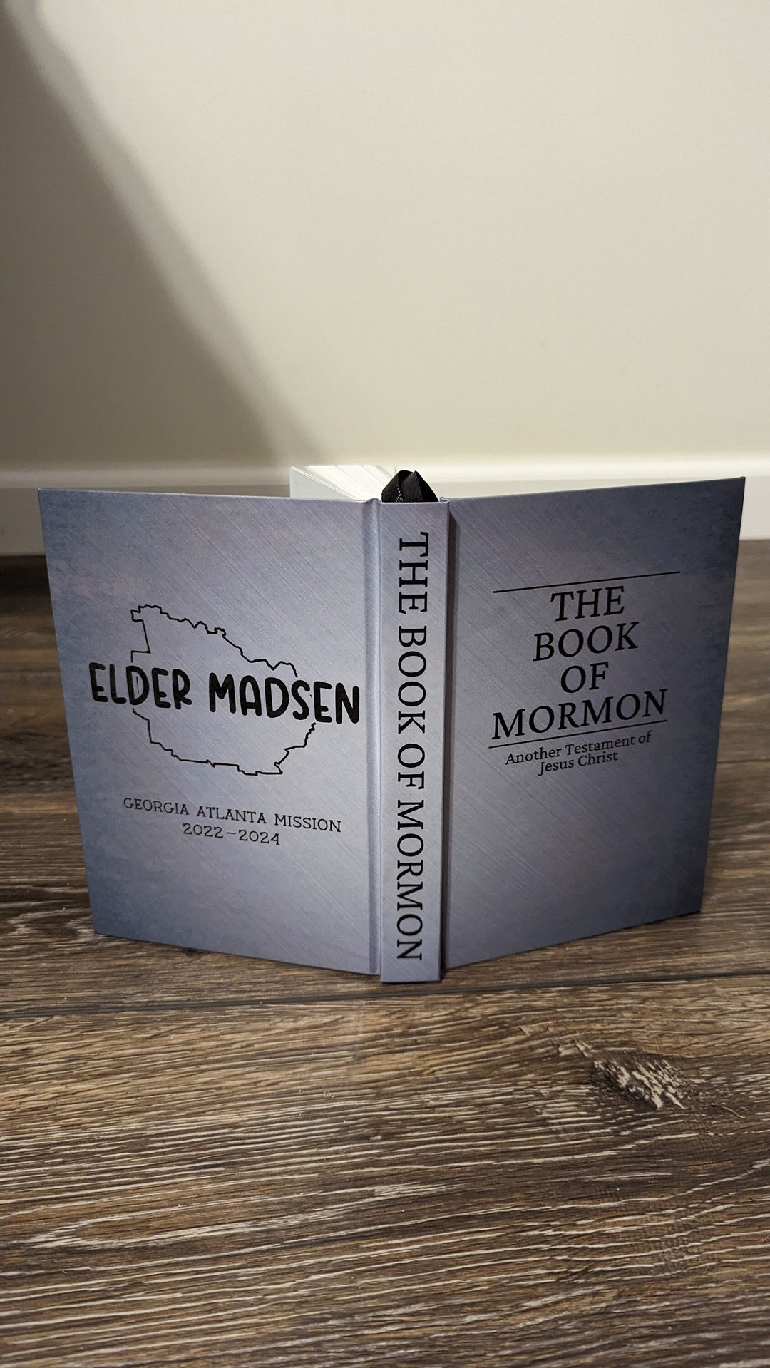 Hardcover Book of Mormon LDS Church Missionary Personalized Cover Elder ...