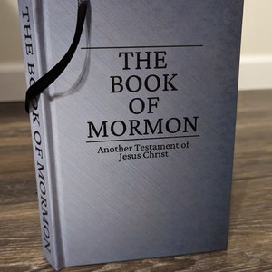Hardcover Book of Mormon LDS Church Missionary Personalized Cover Elder ...