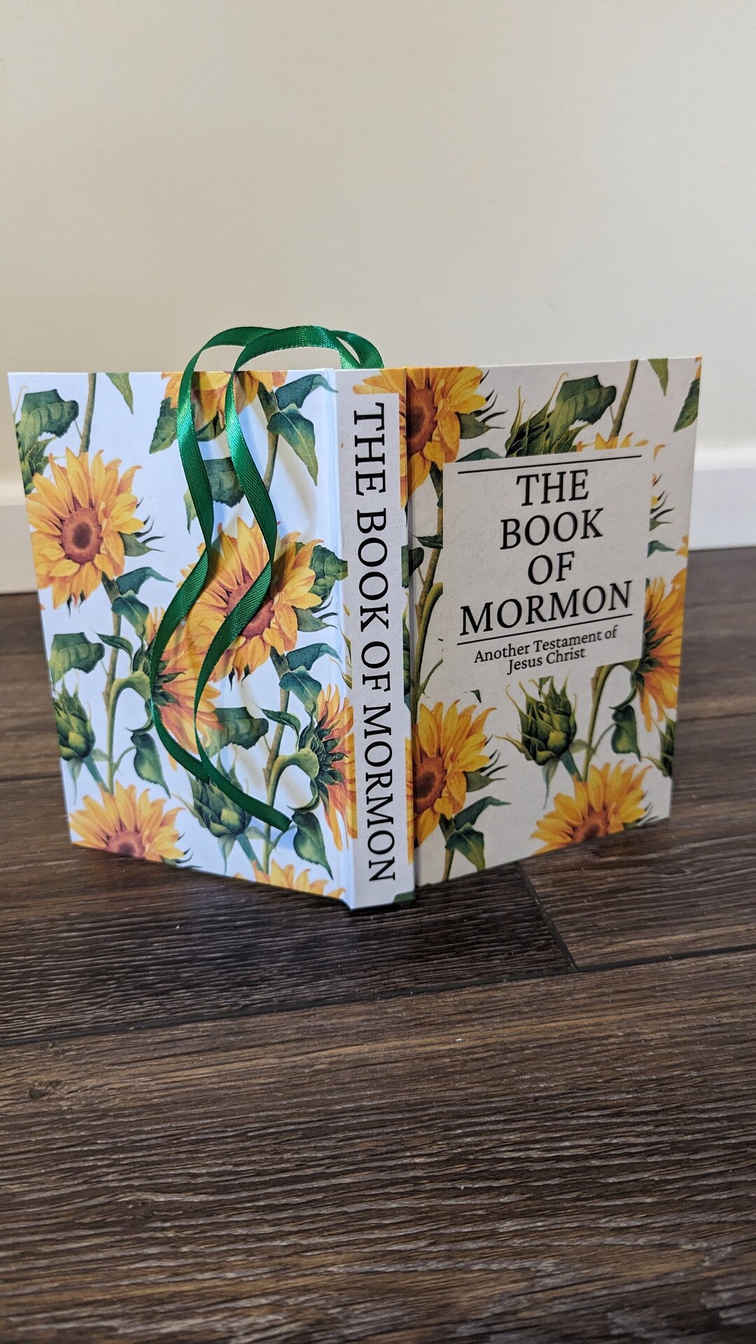 Hardcover Handmade Book of Mormon Missionary Gift LDS Present Latter ...