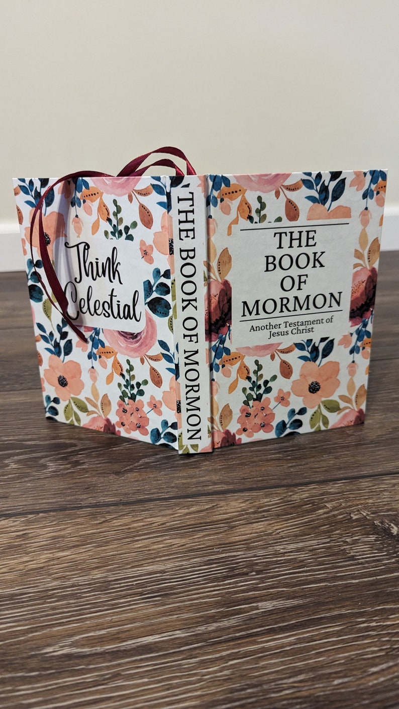 Hardcover Handmade Book of Mormon Missionary Gift LDS Present Latter-day Saints Mission Elder ...