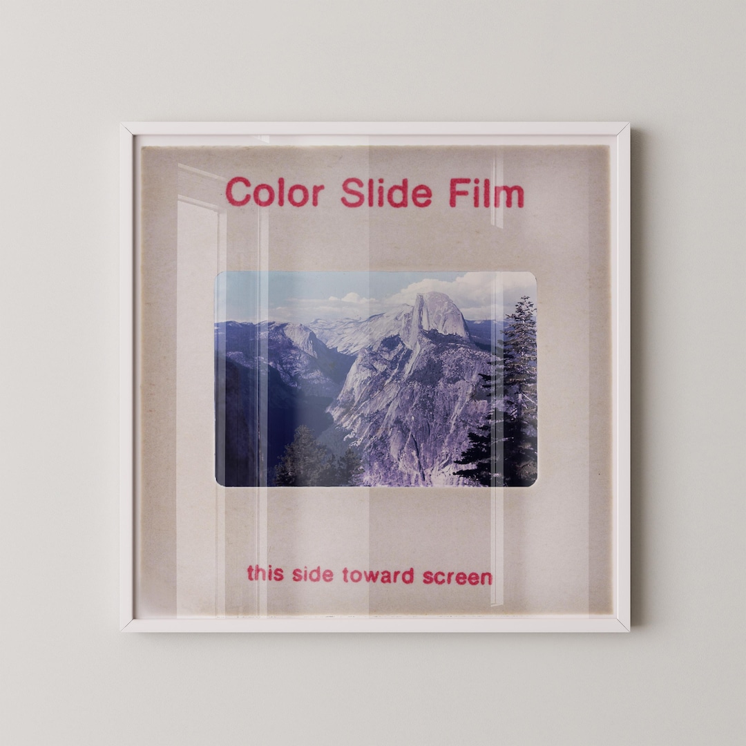 Half Dome : Fine Art Print of an Authentic 35mm Film Slide Framed or ...