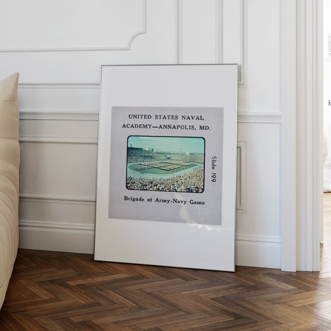 Naval Academy Art Print, Navy Football Print, Vintage Military, Vintage ...