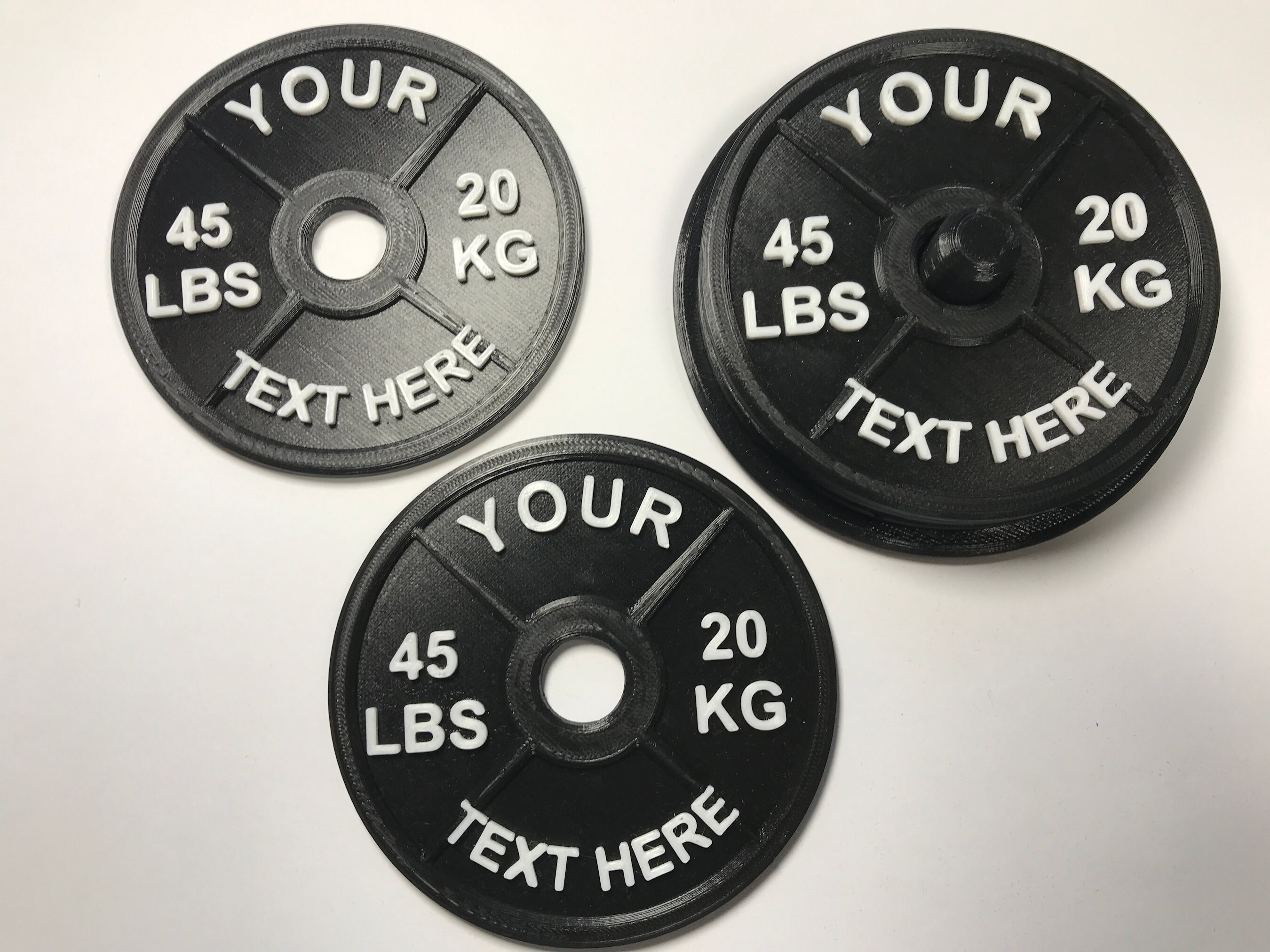 Personalised Drink Plates - Weight Plate Novelty Gym Coasters - Etsy