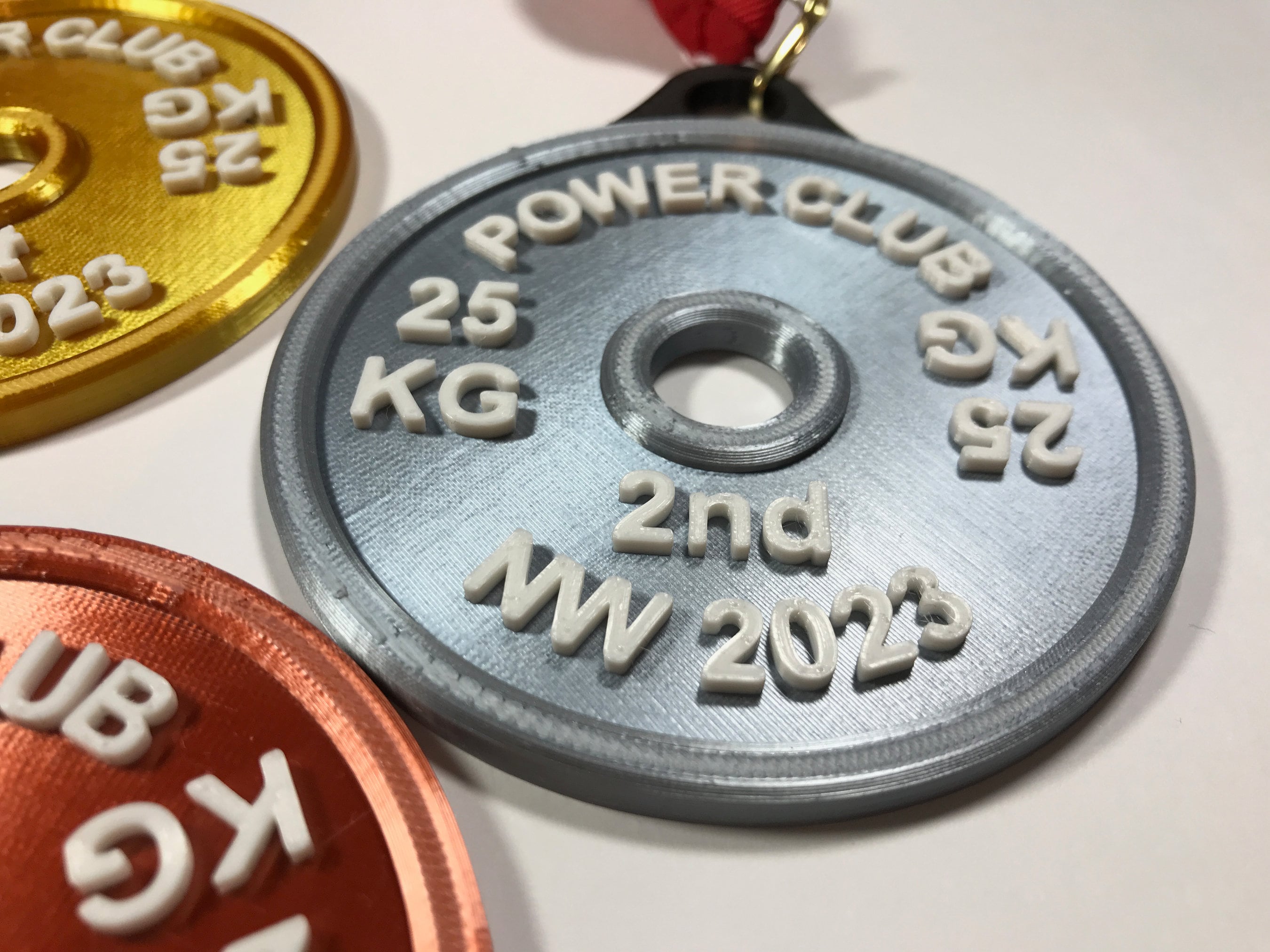 Powerlifting Medals - Calibrated Plates - Personalised - Etsy