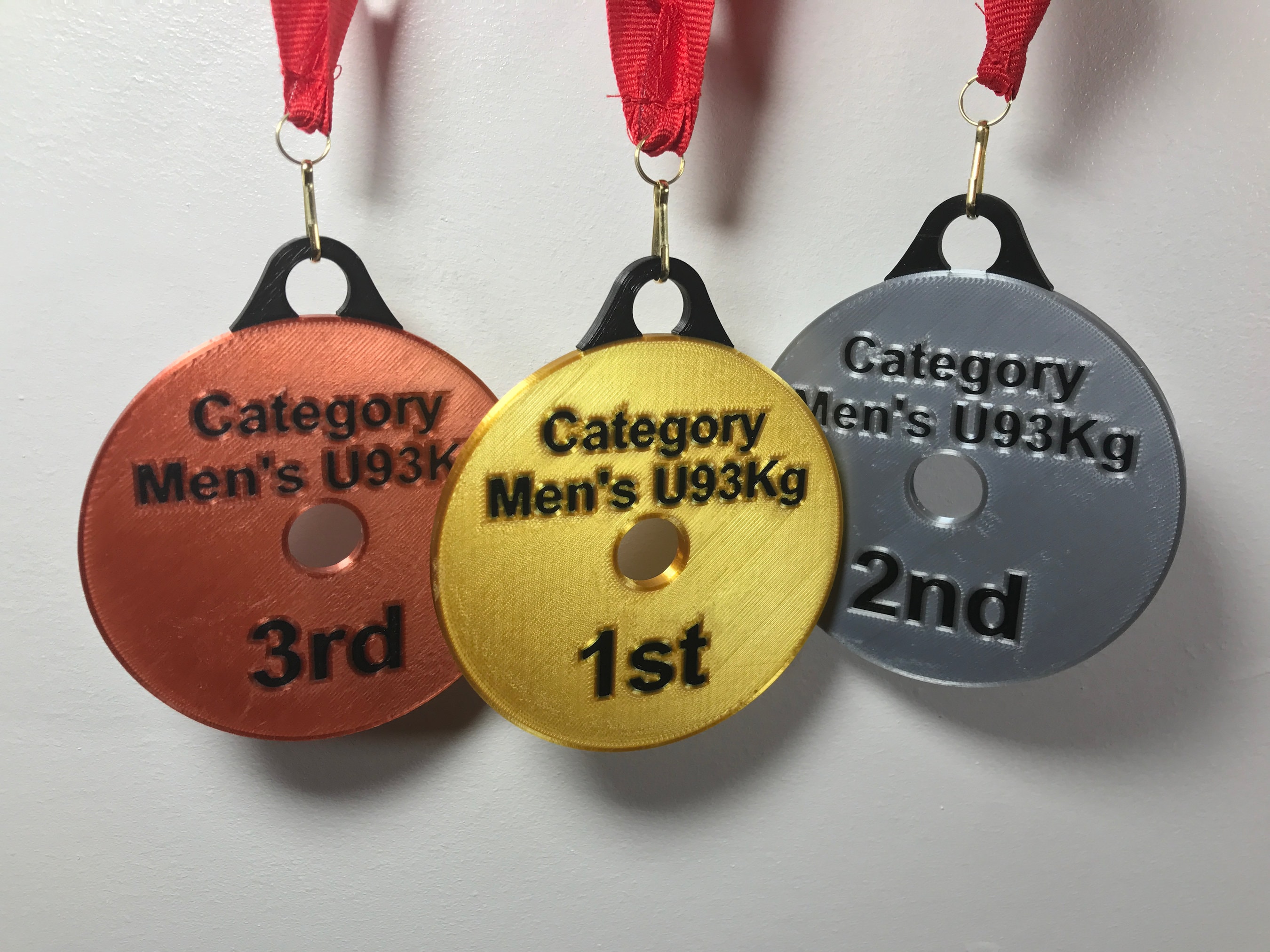 Powerlifting Medals - Calibrated Plates - Personalised - Etsy