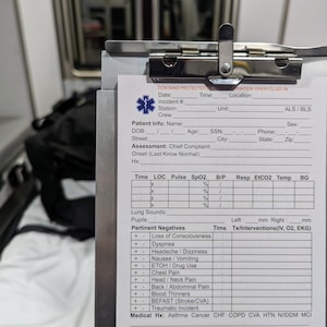 EMT / EMS PCR Notepad 5 X 7 includes 3, 50 Sheet Pads. 150 Sheets Total ...