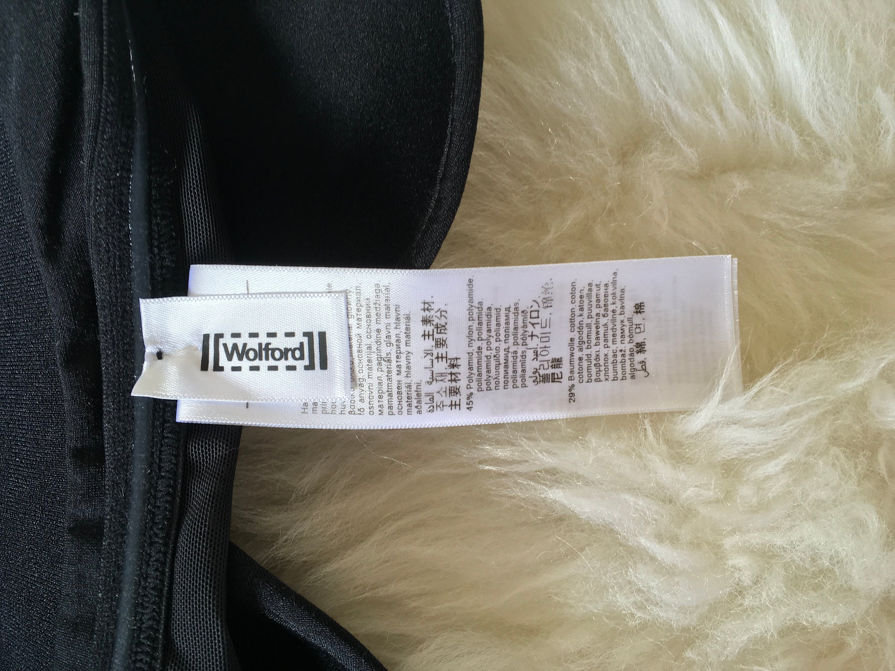 Austria High End Designer WOLFORD Black XS / B Cup Padded Underwire Bra ...