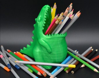 Dinosaur Pen Holder - Etsy