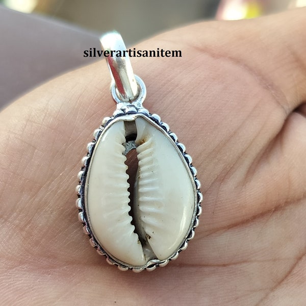 Cowrie Shell Pendant - Etsy