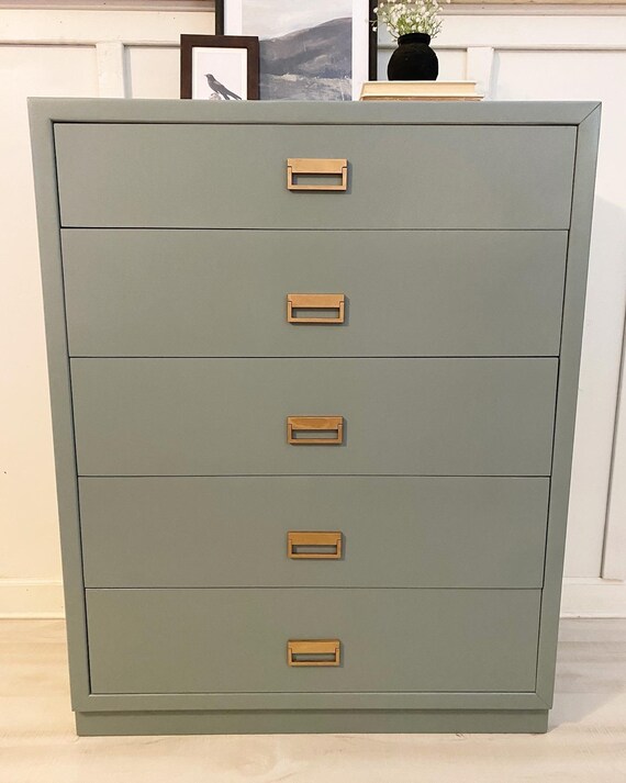 SOLD EXAMPLE ONLY Dixie Campaign 5 Drawer Chest - Etsy
