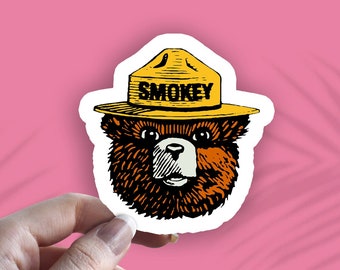 Smokey the Bear Water Bottle - Etsy