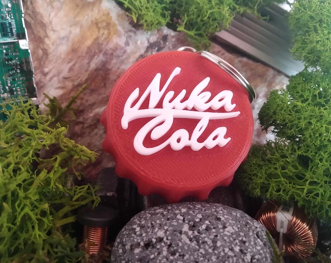 Unique Nuka Cola Cap, Keychain 3D Print, Post-apocalyptic Gadget for ...
