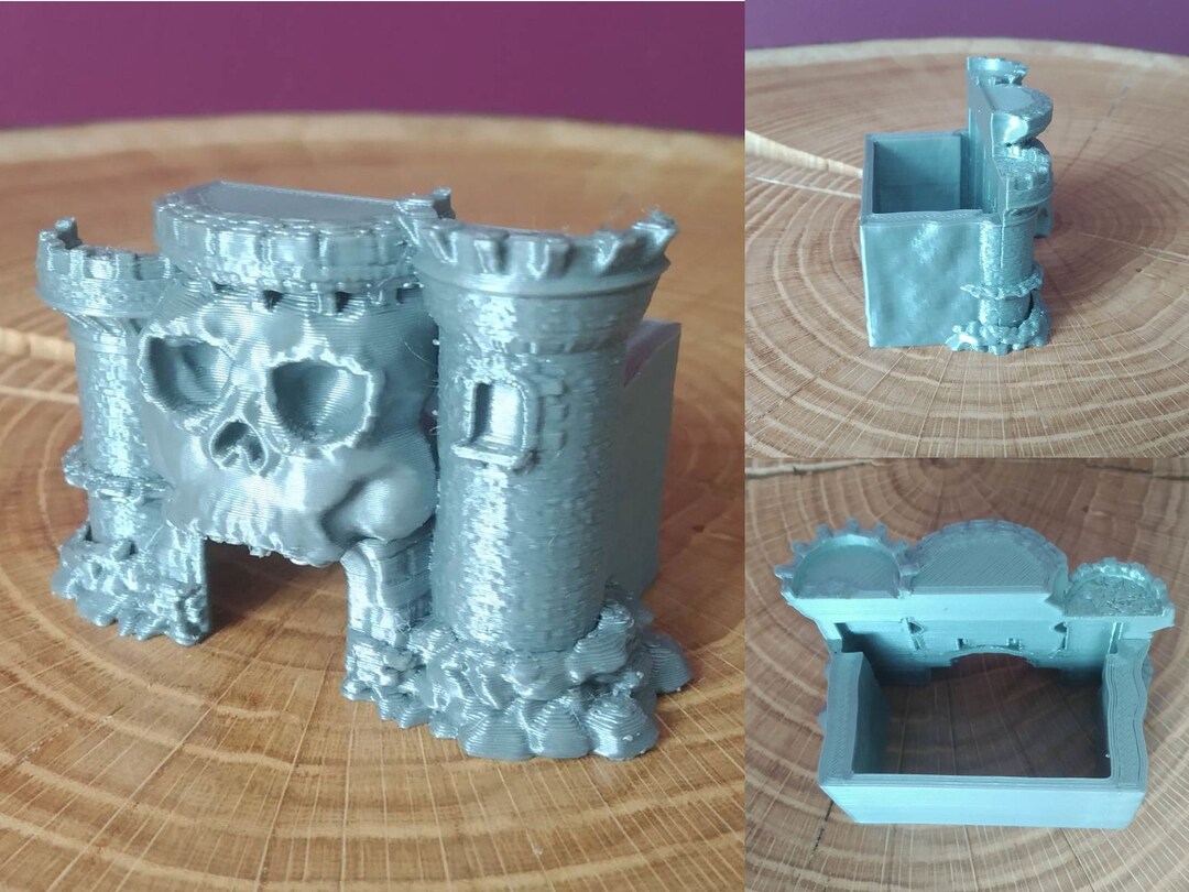 Ornament to Decorate the Terrarium. Castle-skull, Jumping Spider ...