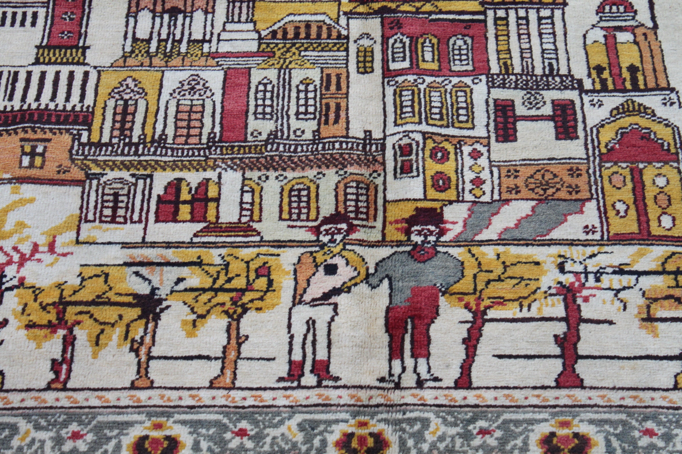 Rare 100-year-old Armenian Handmade Rug - Authentic Kayseri ...