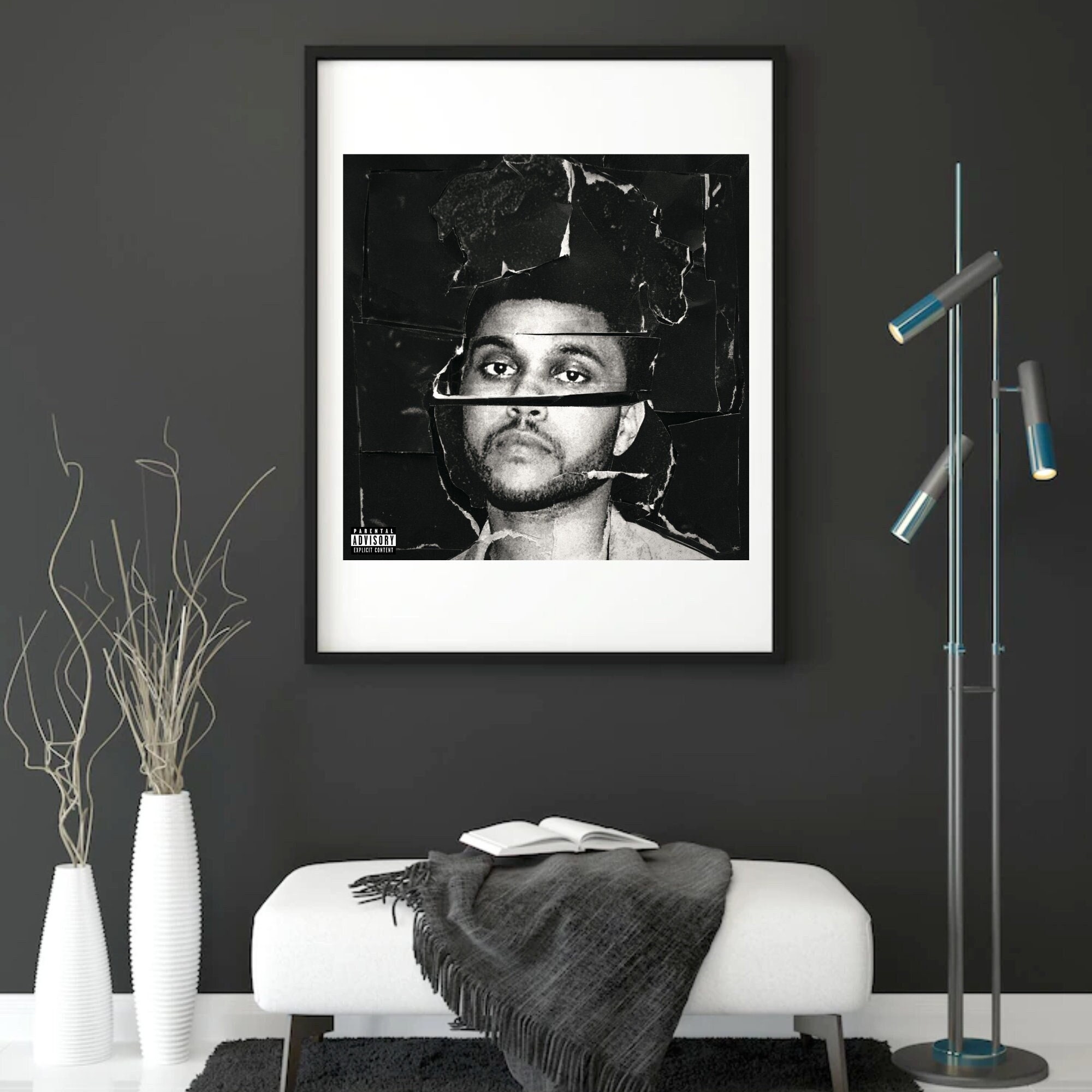 The Weeknd Poster, Beauty Behind the Madness, Album Cover Poster, Album ...