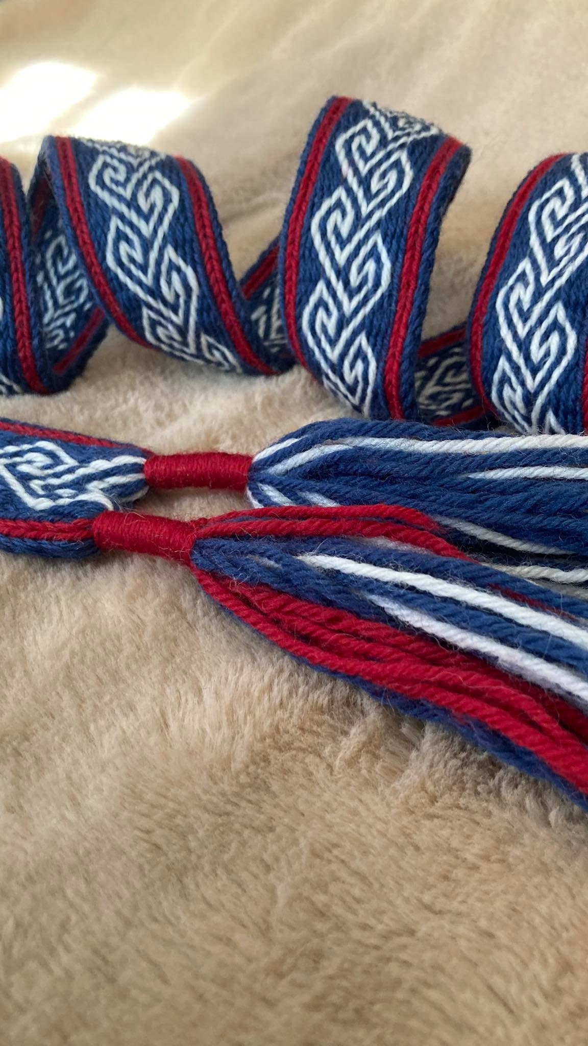 Tablet Woven Belt . Tablet Weaving . Slavs and Vikings. Medieval ...