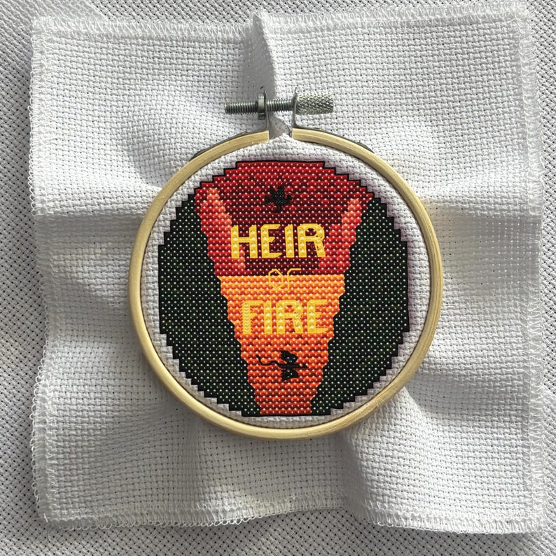 Heir of Fire (throne of Glass Series) | Cross Stitch Pattern, Ornament ...