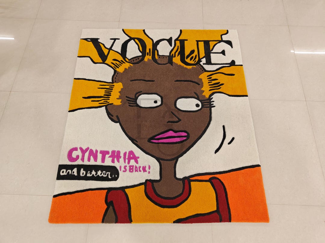 Hand Tufted Cynthia is Back Rug Colorful Woolen Rug Handmade Carpets ...