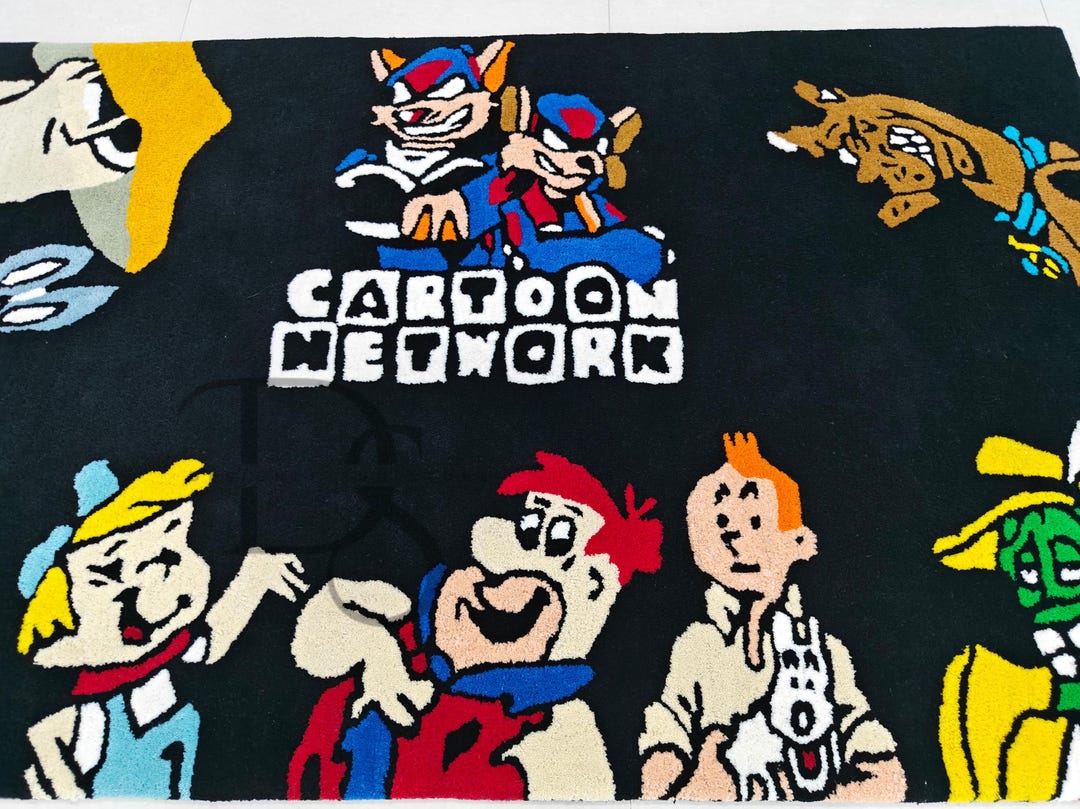 Cartoon Network Plush Area Rug: Featuring Bugs Bunny, Scooby Doo, Tom ...