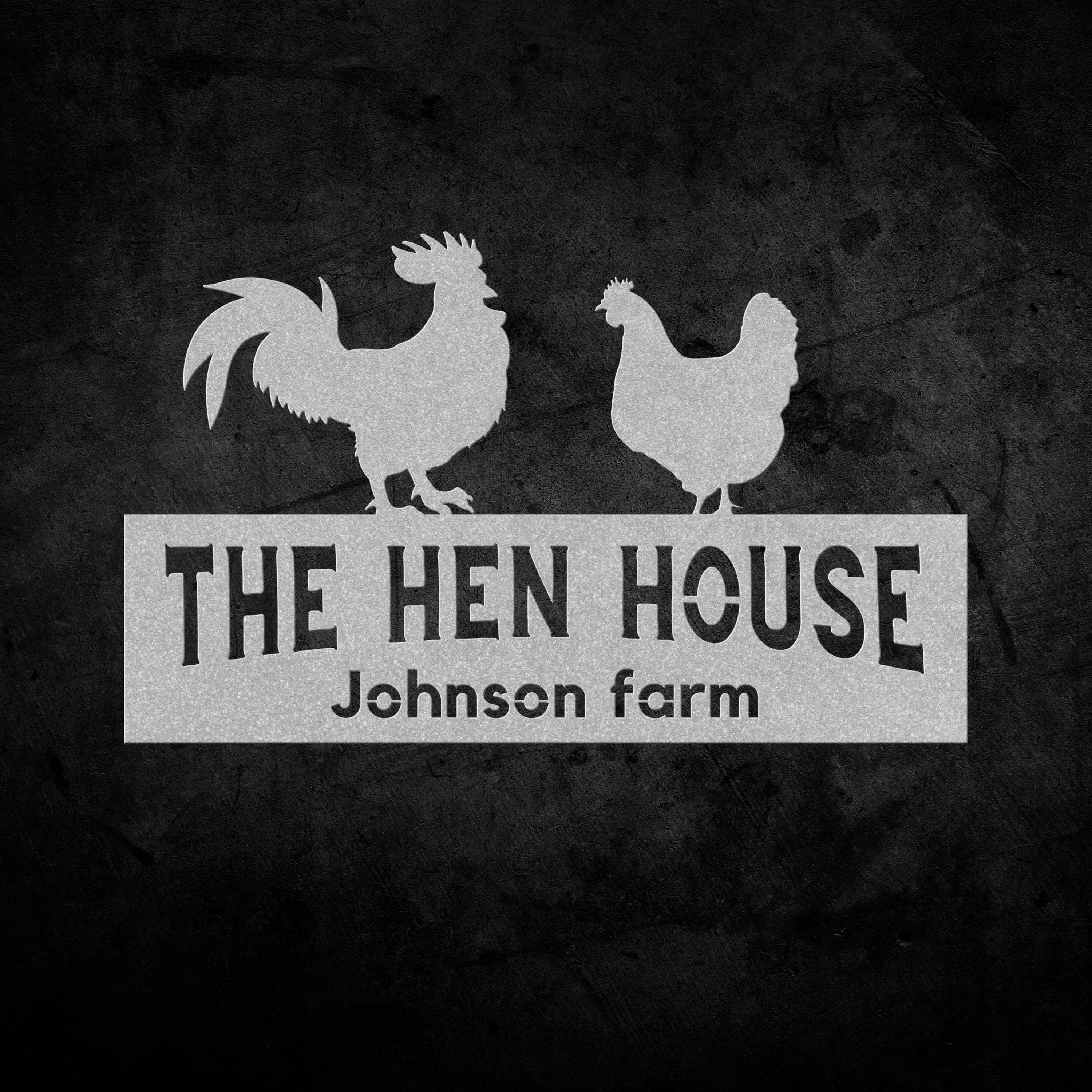 Chicken Coop Sign Custom Metal Hen House Sign Personalized - Etsy