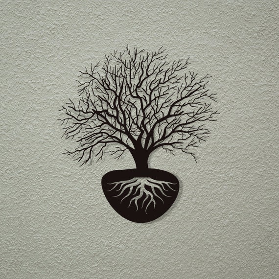 Metal Tree Wall Art Tree Sign Metal Sign Metal Branch Wall - Etsy