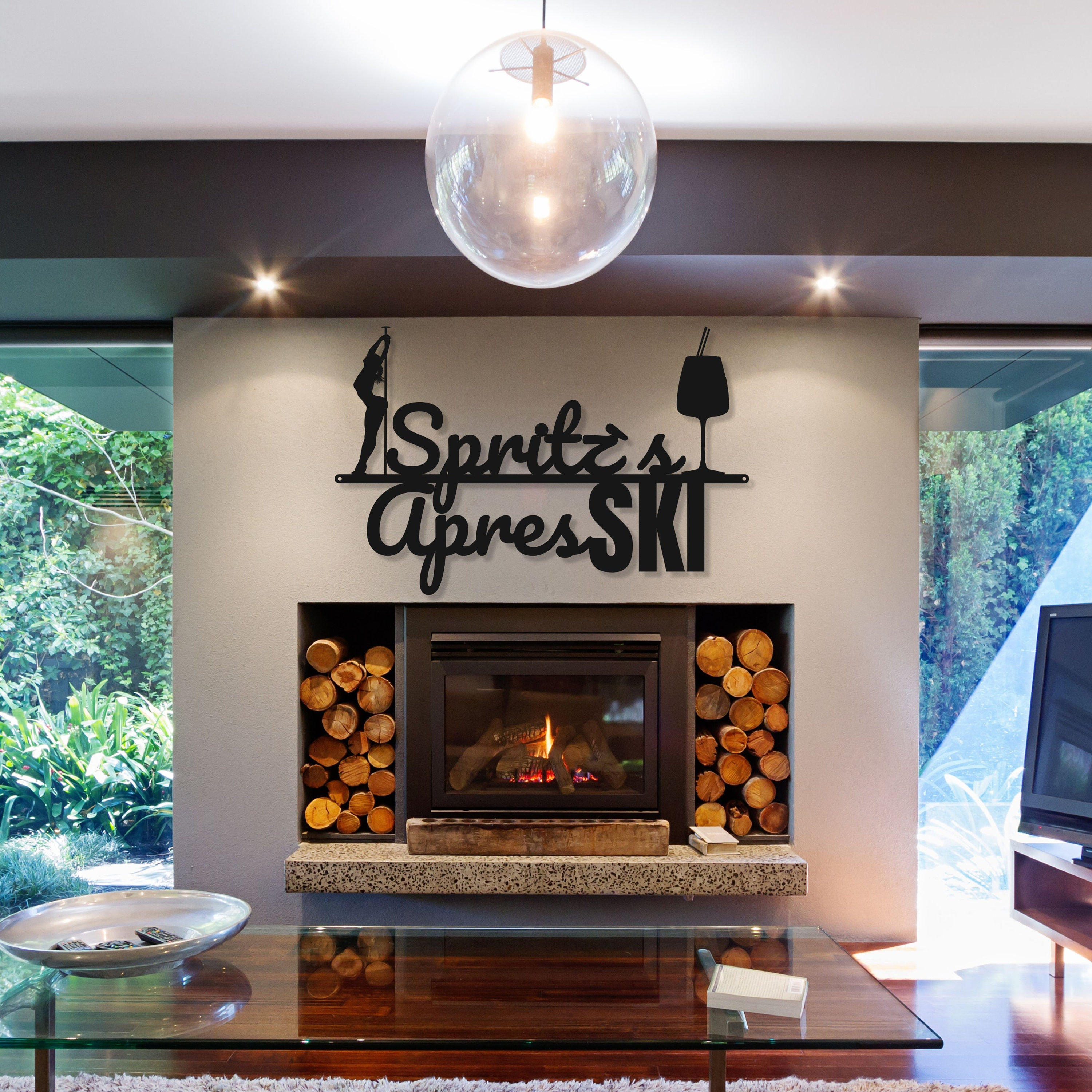 Custom Apres Ski Sign, Ski Sign Metal, Ski Lodge Ski House Decor, Ski ...