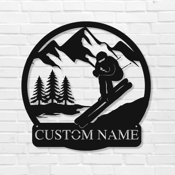 Ski Sign - Etsy