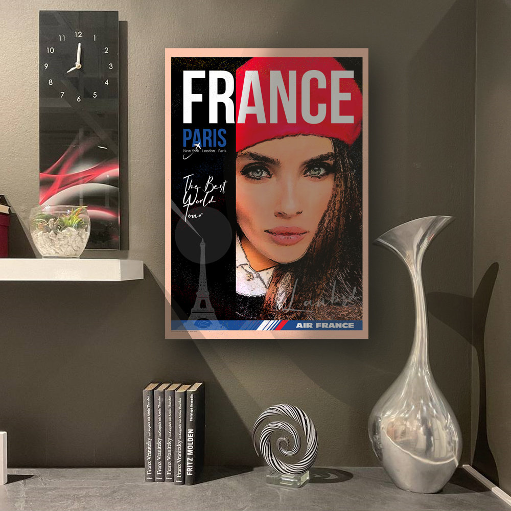 Paris Travel Poster, France Vintage Art Print (digital Download) - Etsy