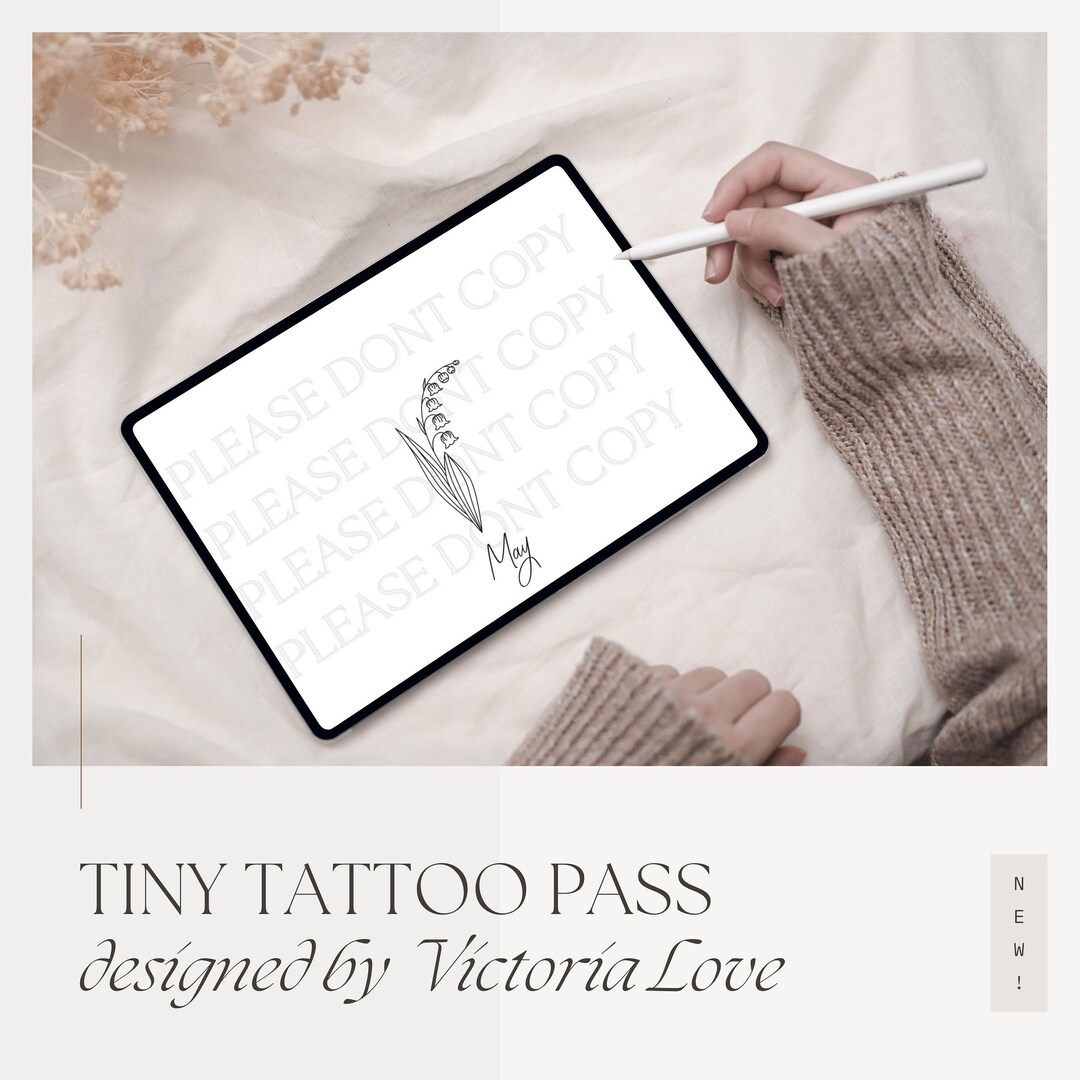 Birth Month Flower May, Birth Flower Tattoo Design, Birth Flower, Lily ...