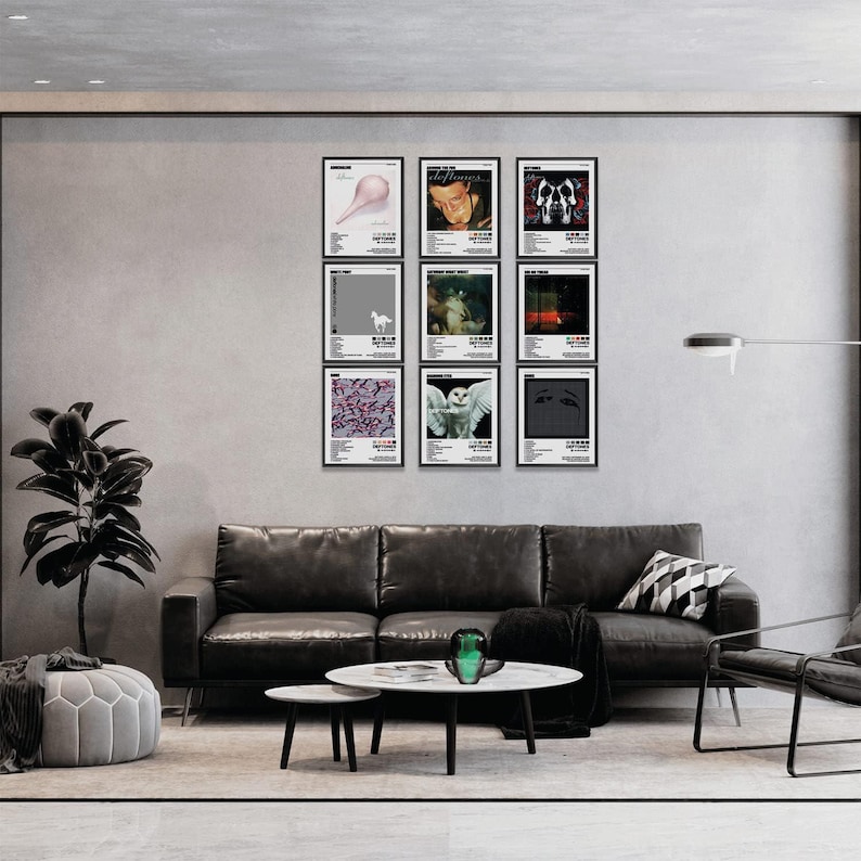 Deftones Full Discography Album Cover Poster Set for Gallery Wall Art ...