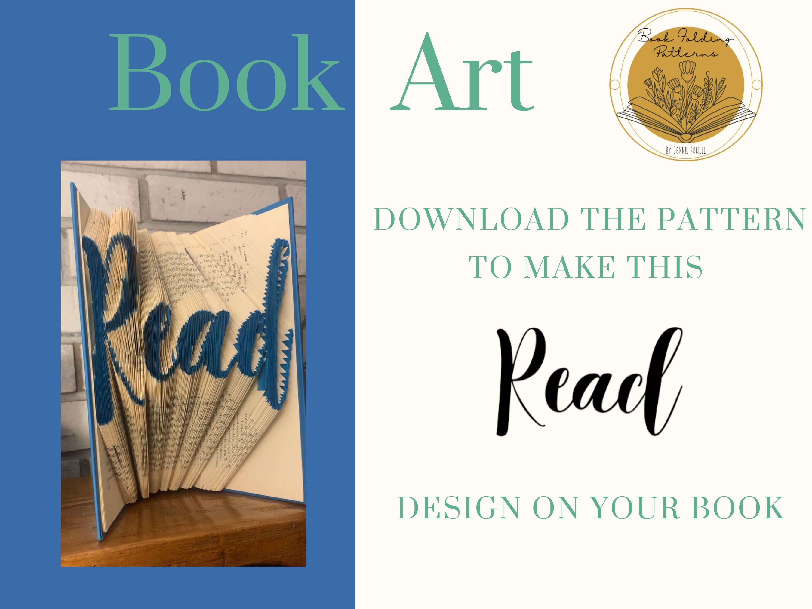 Read Book Folding Pattern - Etsy