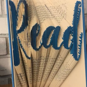 Read Book Folding Pattern - Etsy