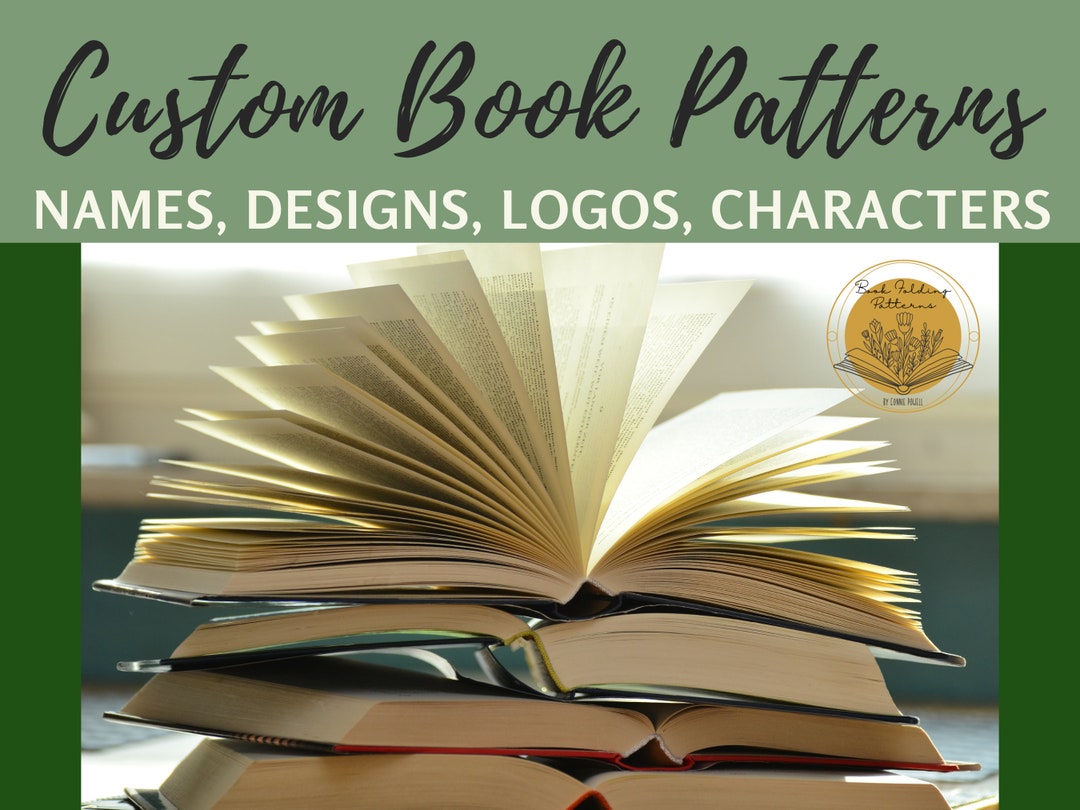 Custom Order Book Art Pattern - Etsy
