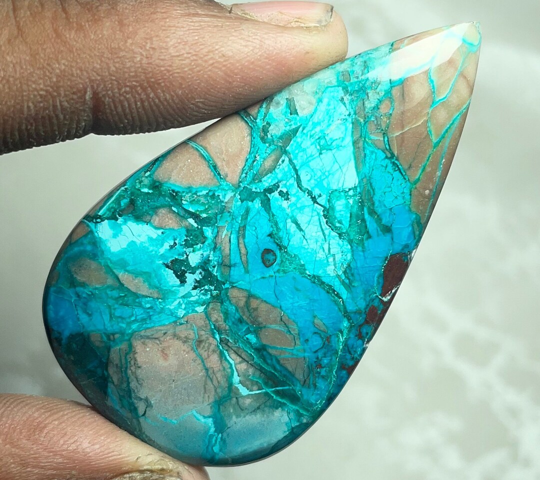 Shattuckite Azurite High Quality Shattuckite Azurite Cabochon, Loose Gemstone, Loose Shattuckite ...