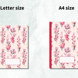 20 Colorful Floral Digital Planner Cover, Flower-themed Planner Cover ...