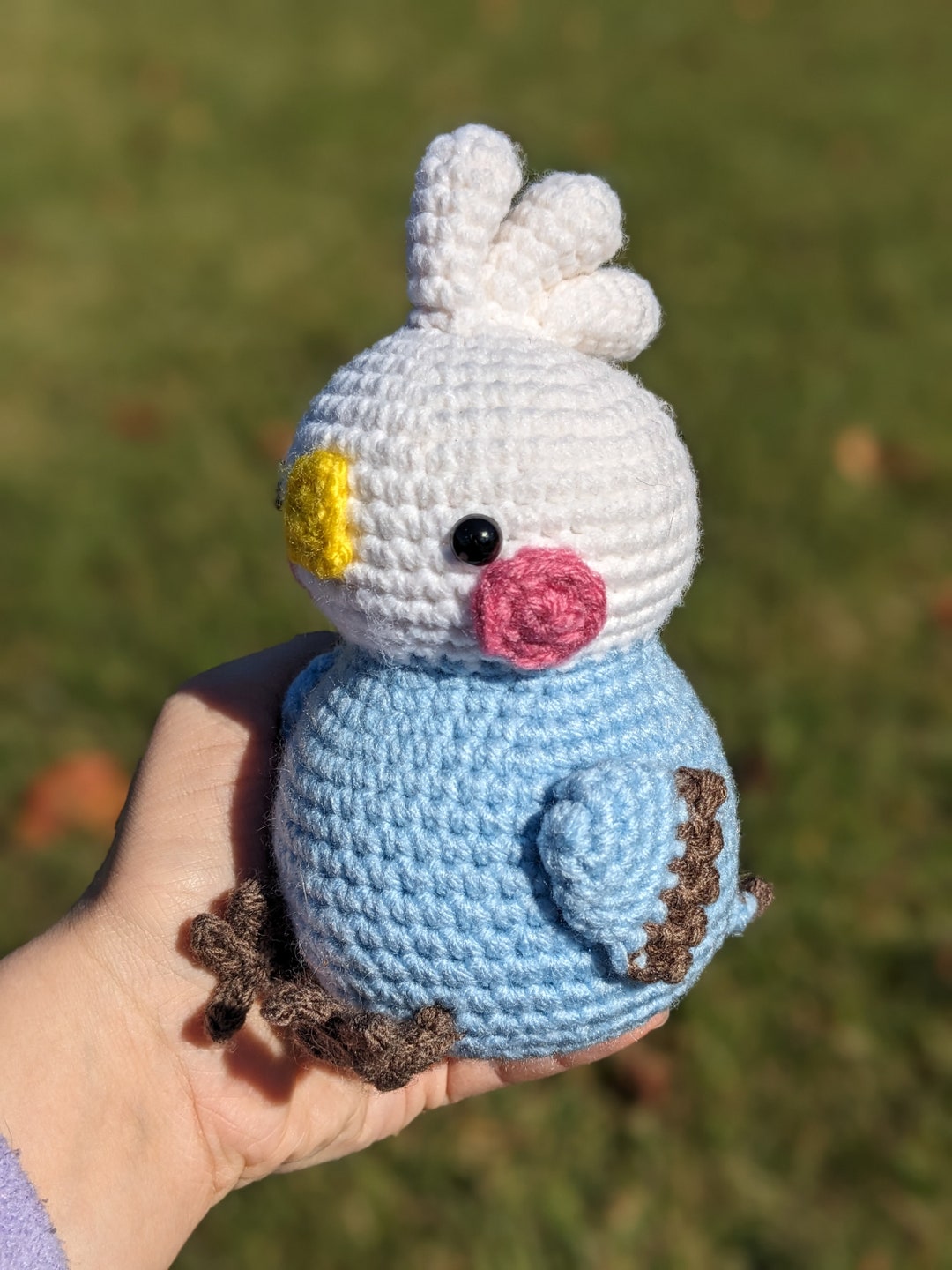 Parakeet Crocheted Bird - Etsy